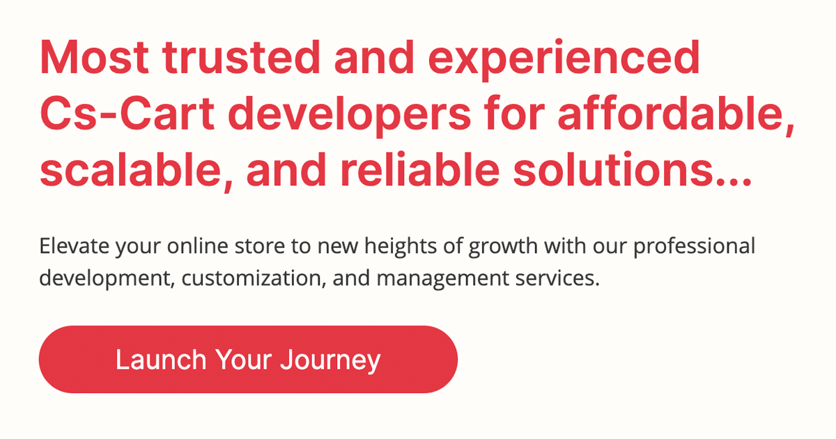 Most Trusted CS-Cart Partner for Marketplace Solutions - CartModules