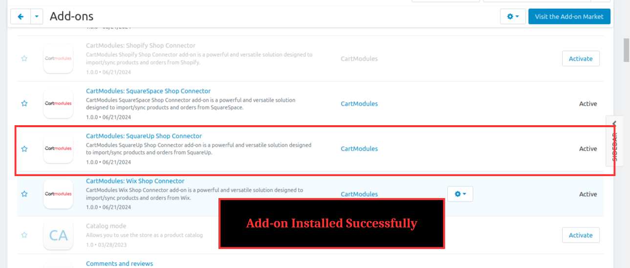 Addons :: Automation :: SquareUp CS-Cart MultiVendor connector
