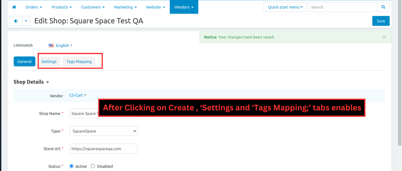 Addons :: SquareSpace CS-Cart MultiVendor connector