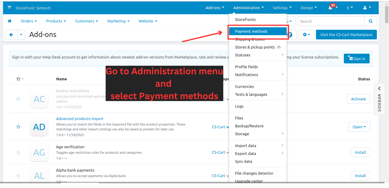 Tabby payment gateway for CS-Cart approved by tabby.ai