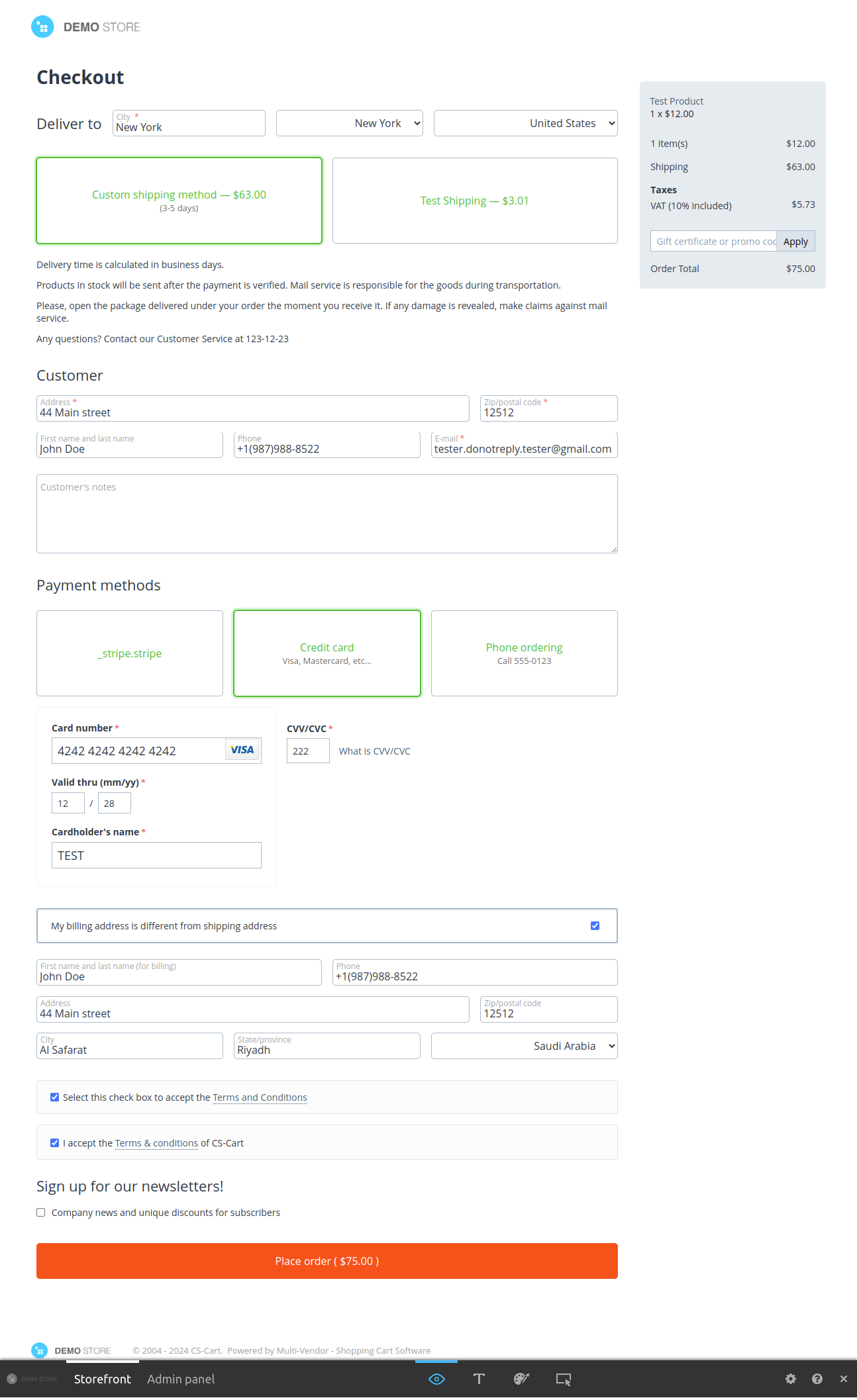 Addons :: SquareSpace CS-Cart MultiVendor connector